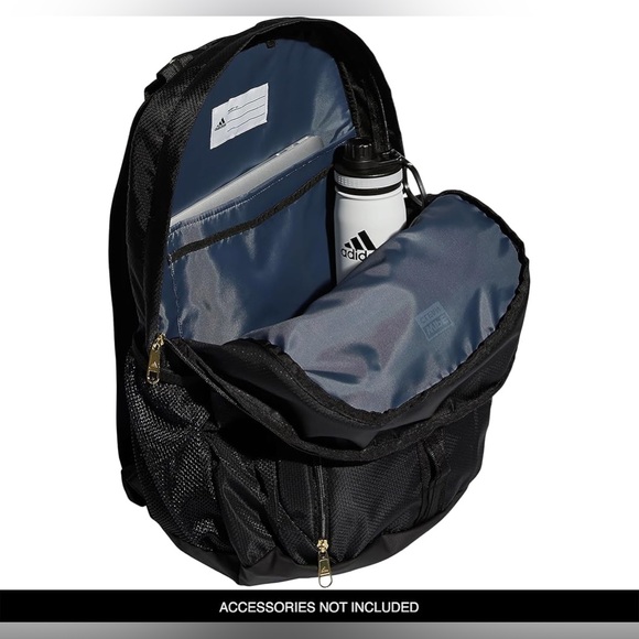 adidas | Bags | Nip Adidas Unisex Blackgold Metallic Prime 6 Backpack ...